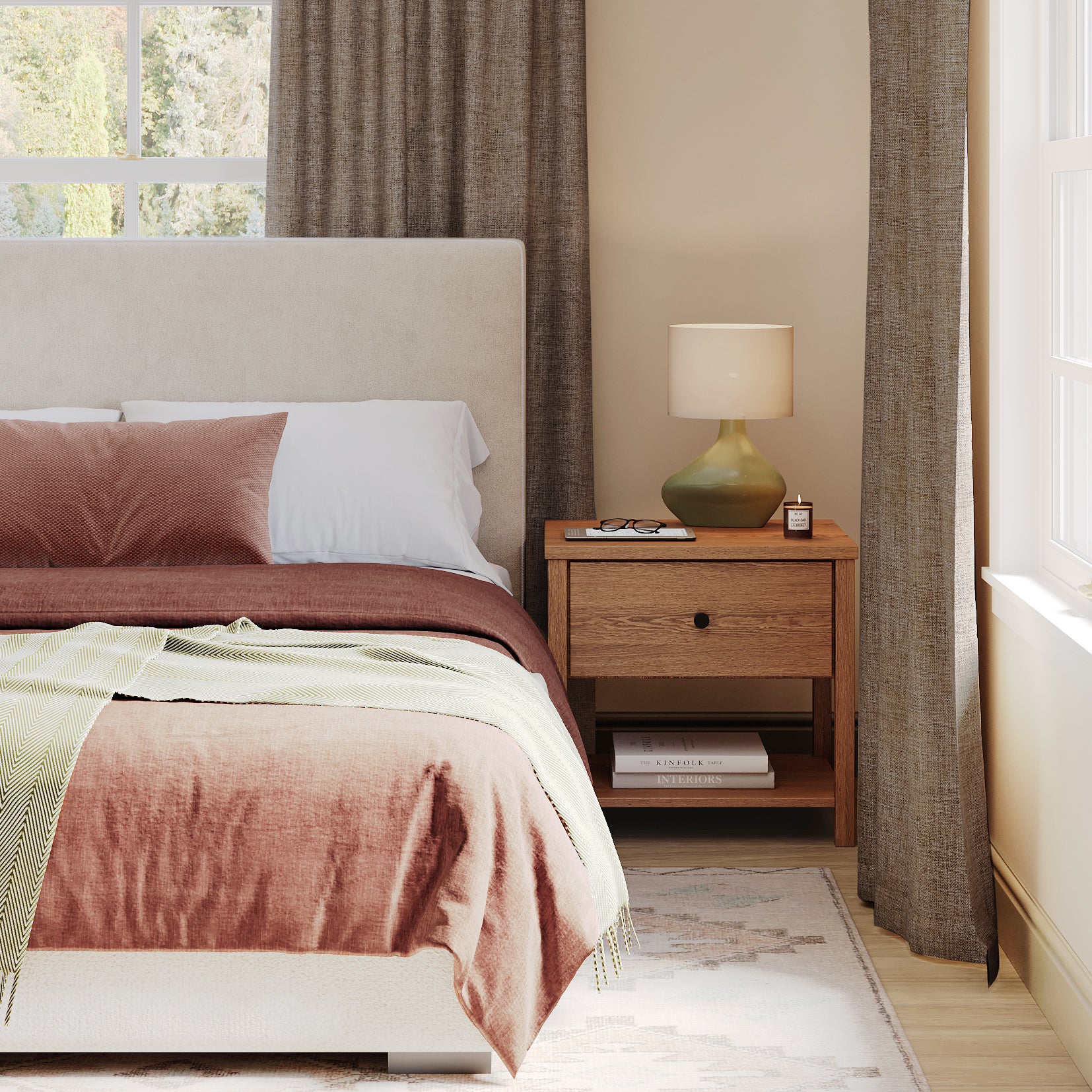 Side Tables with Smart Locking Drawers - Forti Goods