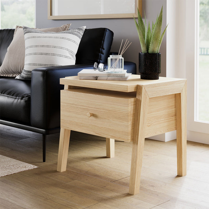 Side Tables with Smart Locking Drawers - Forti Goods